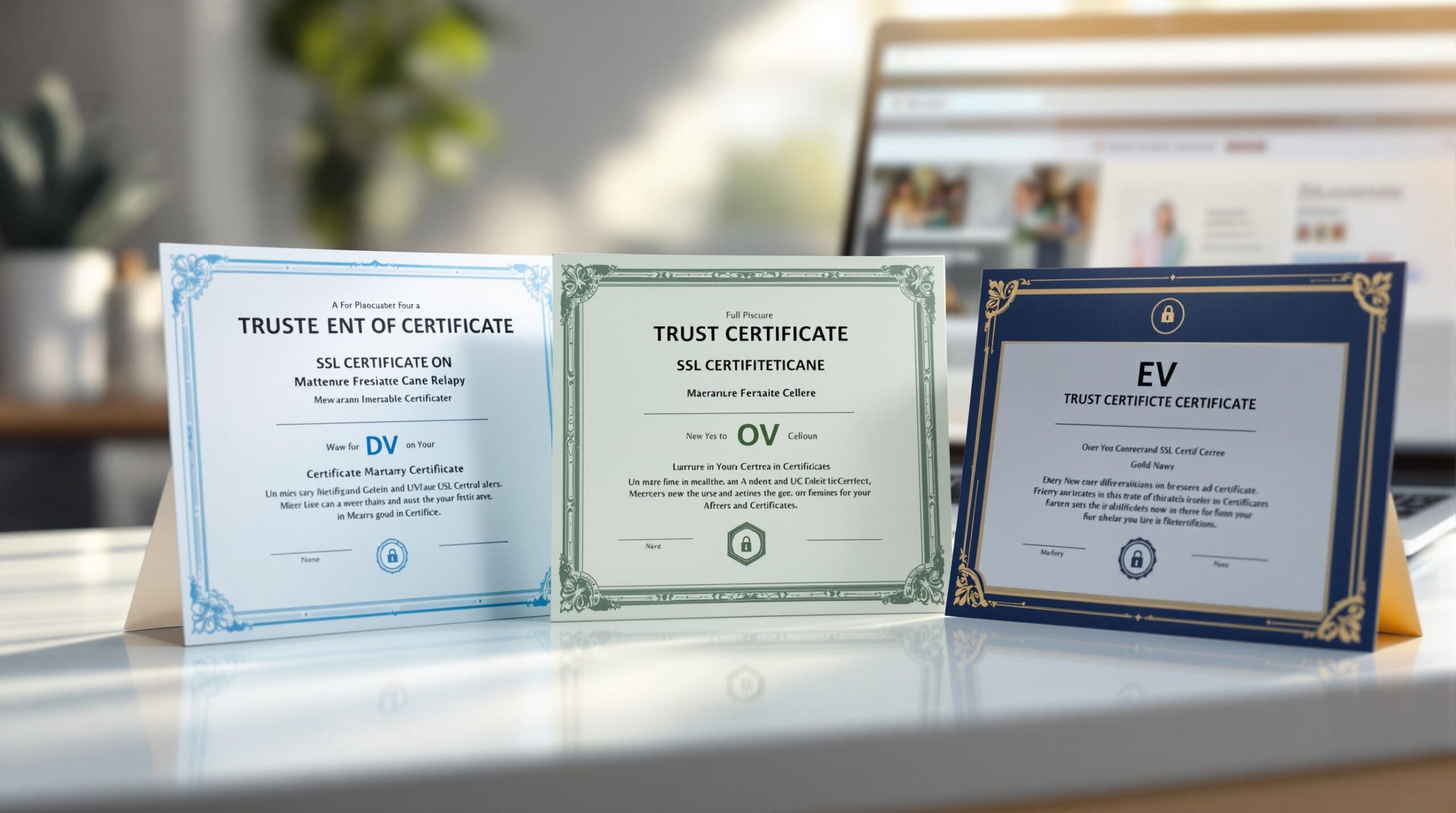 DV Vs OV Vs EV SSL Certificates Key Differences